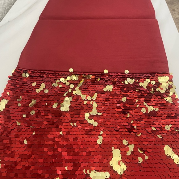 Holiday | Red Sequin Table Runner 13 X 7 | Poshmark